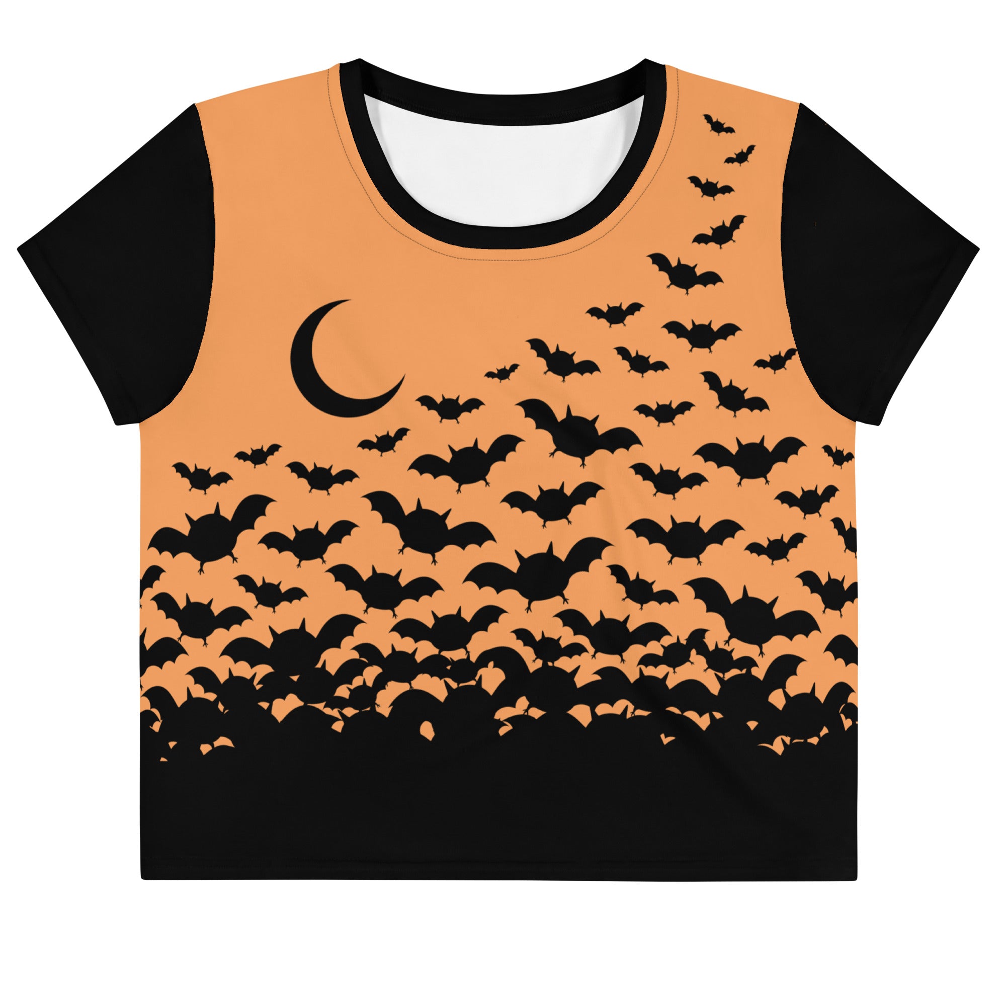 Spooky Cute Halloween Bat Crop Top | sugarhai