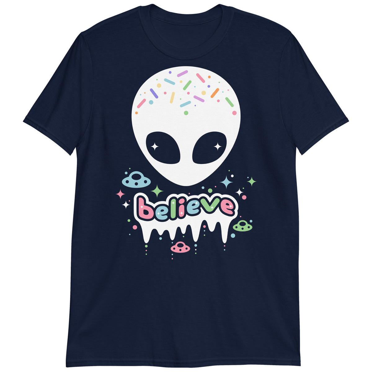 Space Grunge Believe in Aliens Shirts | sugarhai