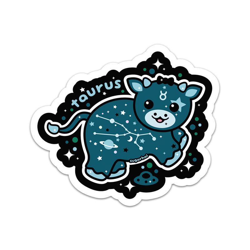 Taurus the Bull Stickers | sugarhai