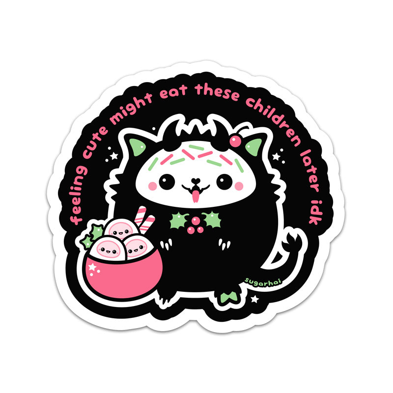Kawaii Krampus Stickers | sugarhai
